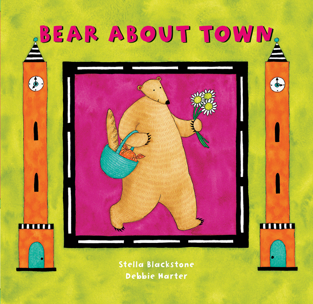 Bear About Town | Ages 2-6 | Board Book | Barefoot Books