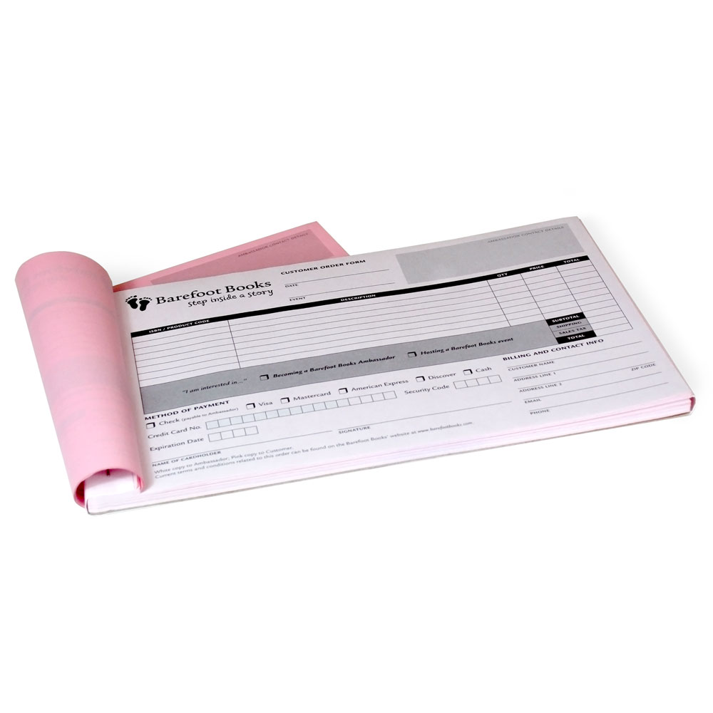 Customer Order Form Pack of 50 | Sales Aid | Barefoot Books