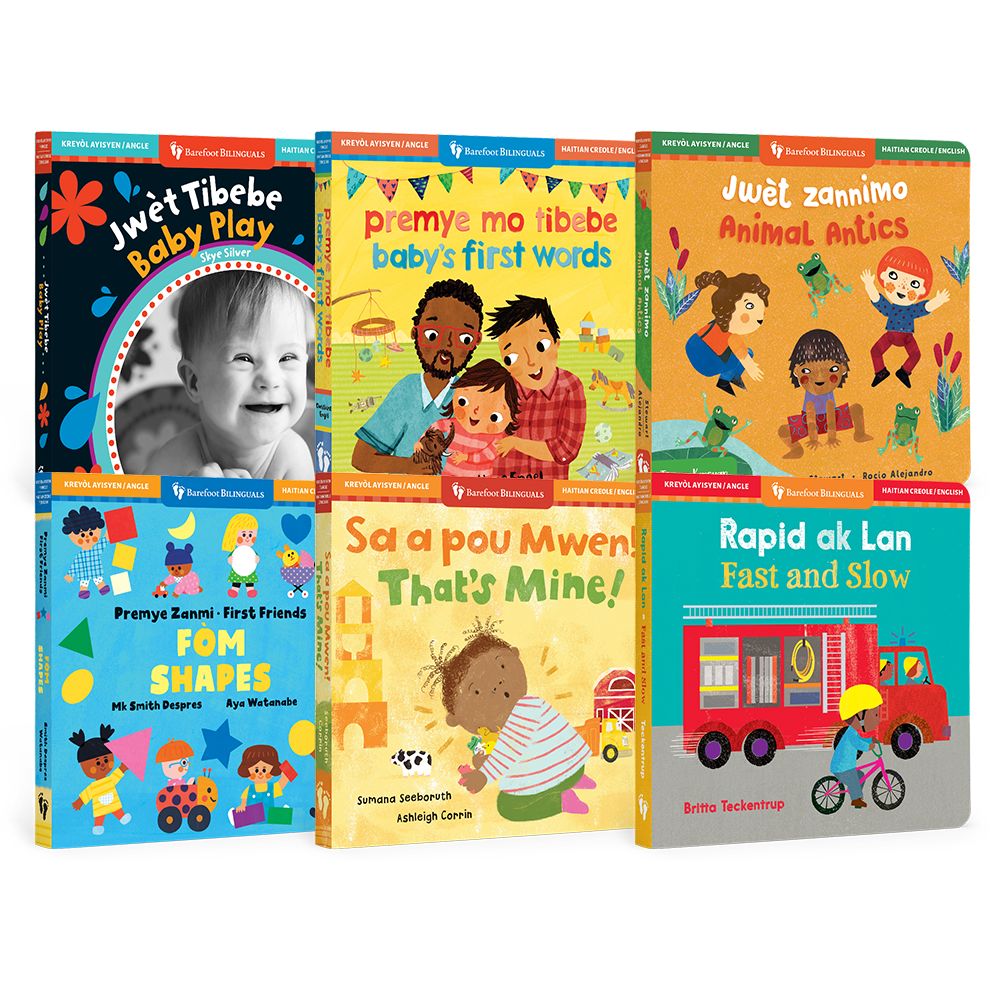 Bilingual Haitian Creole Board Book Bundle | Ages 0-3 years | Barefoot ...
