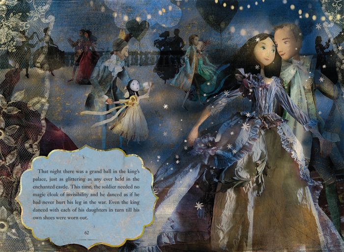 12 dancing princesses coloring book