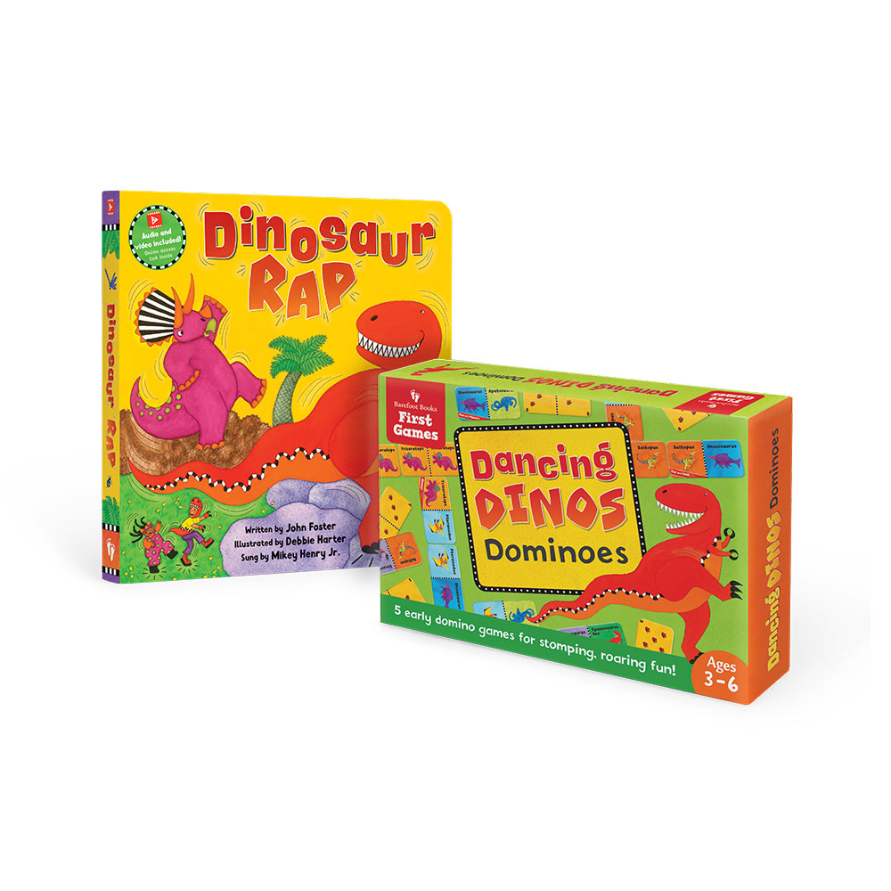 Dancing Dinos Gift Set for Ages 3-7 | Barefoot Books