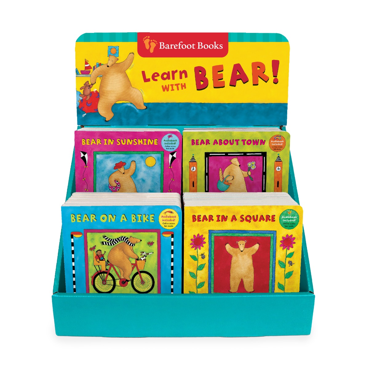 20-copy Learn with Bear Display | Barefoot Books