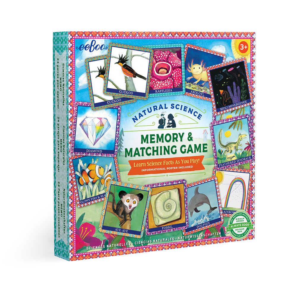 Natural Science Memory & Matching Game | Ages 3+ | Barefoot Books
