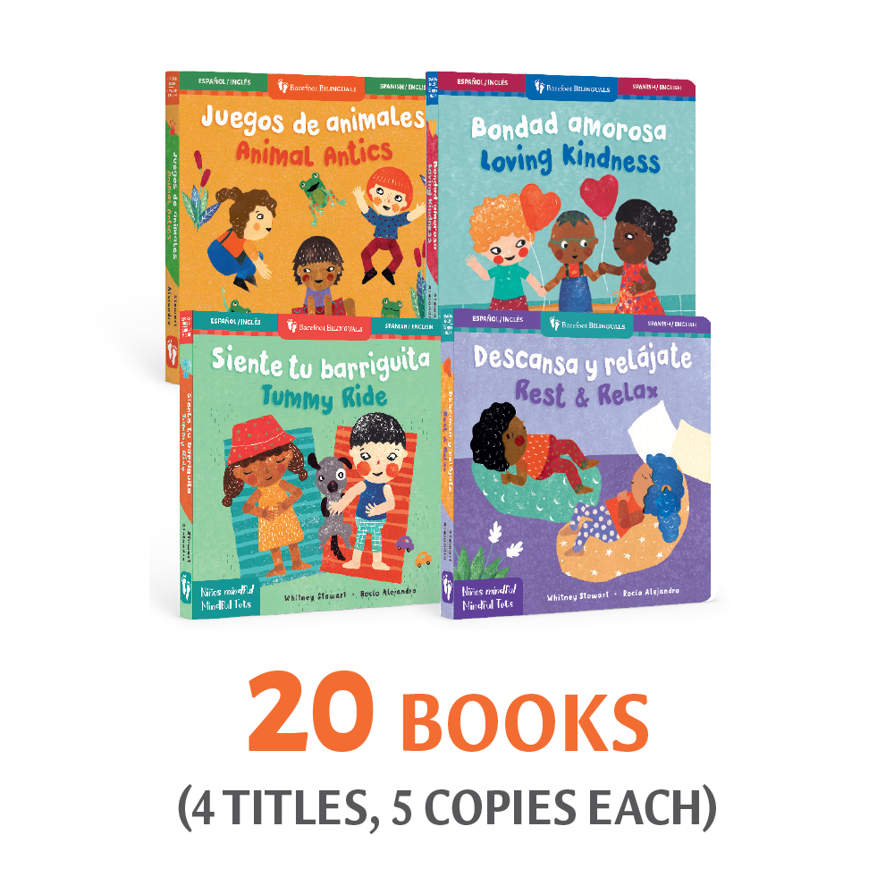 Mindful Tots Bilingual Spanish Board Book Bundle | Barefoot Bundle | 12 ...
