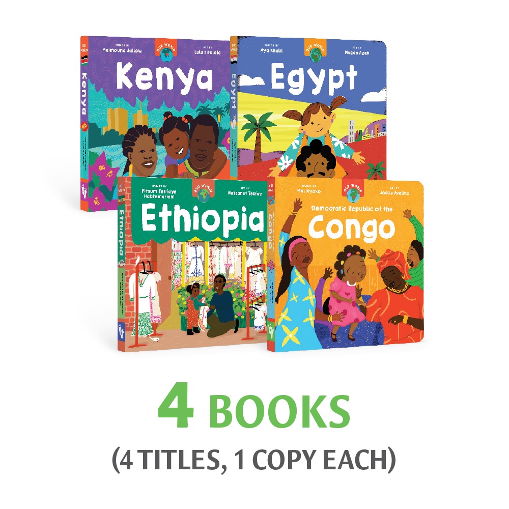Our World Africa Board Book Bundle | Barefoot Bundle | 12 - 36 Months
